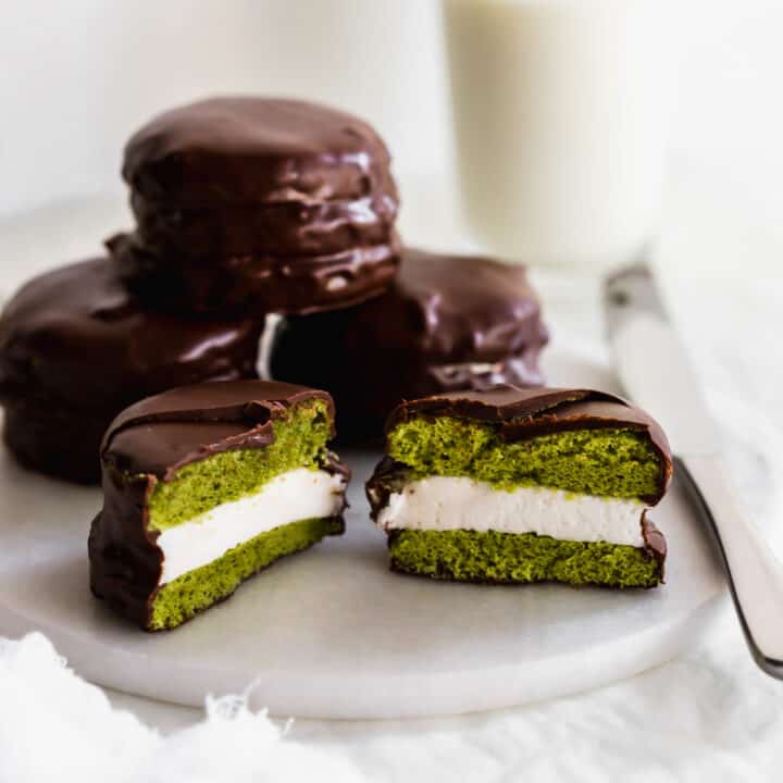 Homemade Matcha Choco Pie | Sift & Simmer