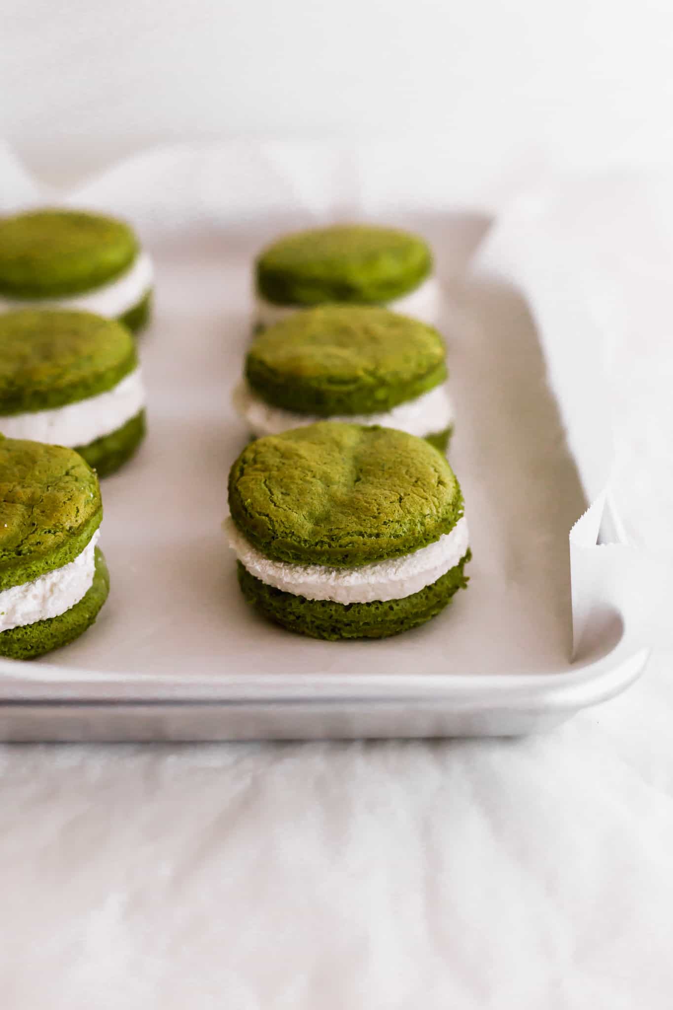 Homemade Matcha Choco Pie | Sift & Simmer
