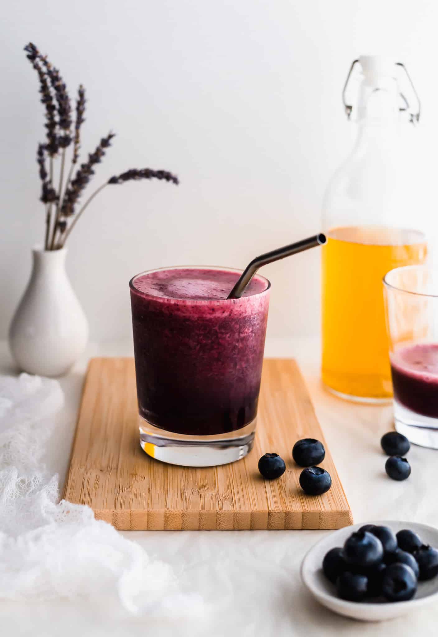Iced Lavender Blueberry Jasmine Tea | Sift & Simmer