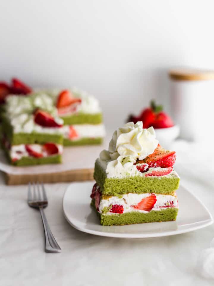 Matcha Cherry Financiers | Sift & Simmer