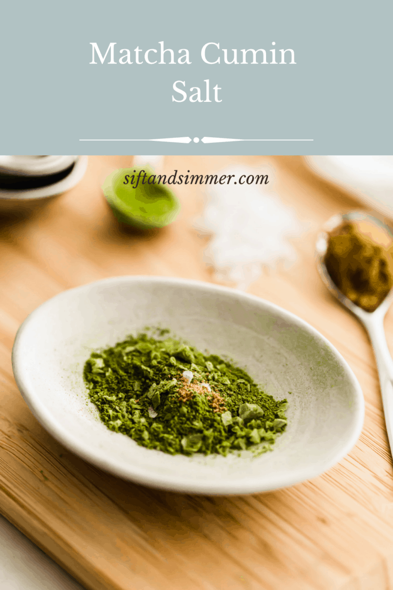 Matcha Cumin Salt | Sift & Simmer