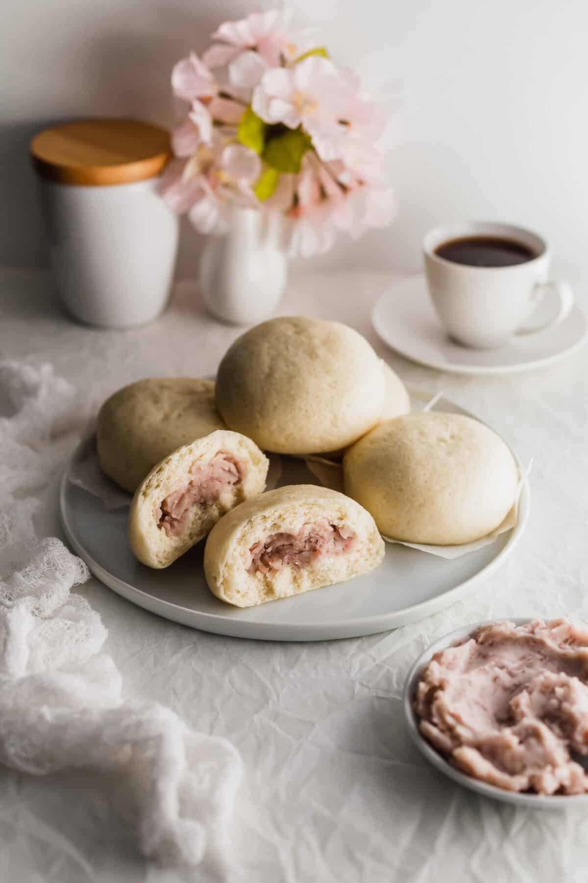 Steamed Taro Buns | Sift & Simmer