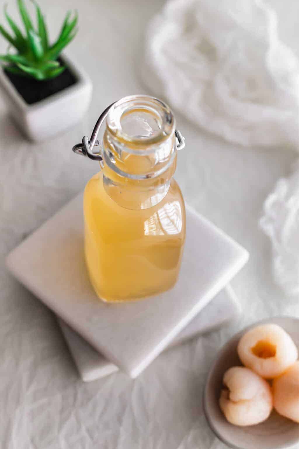Homemade Lychee Syrup | Sift & Simmer