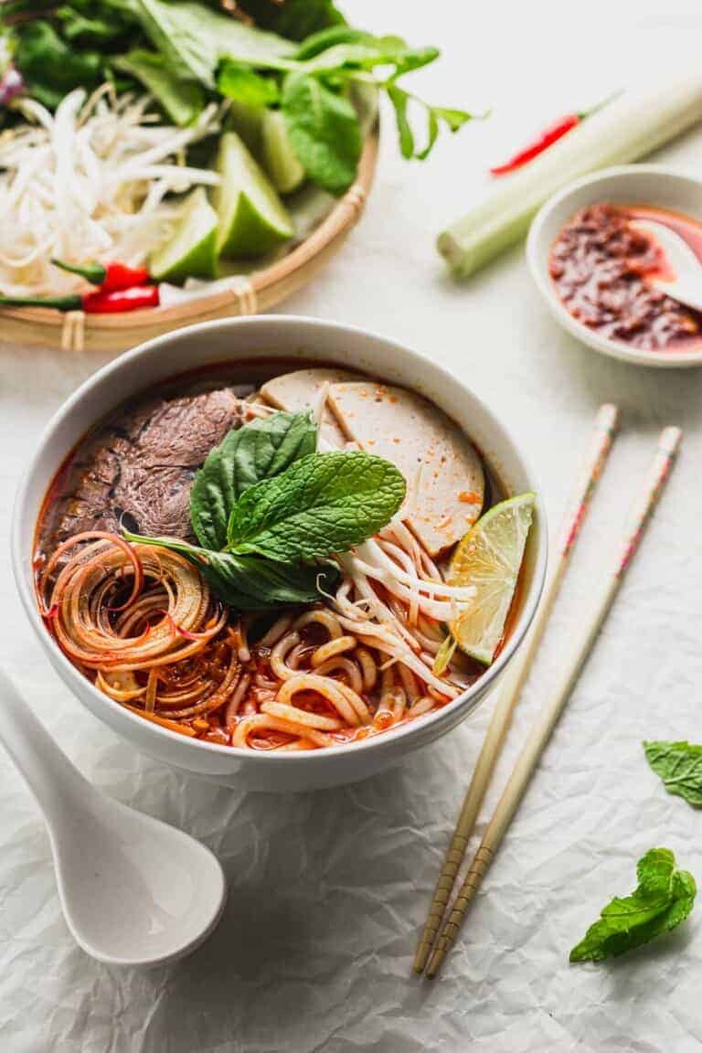 Bun Bo Hue (Spicy Vietnamese Beef Noodle Soup - Instant Pot) | Sift ...