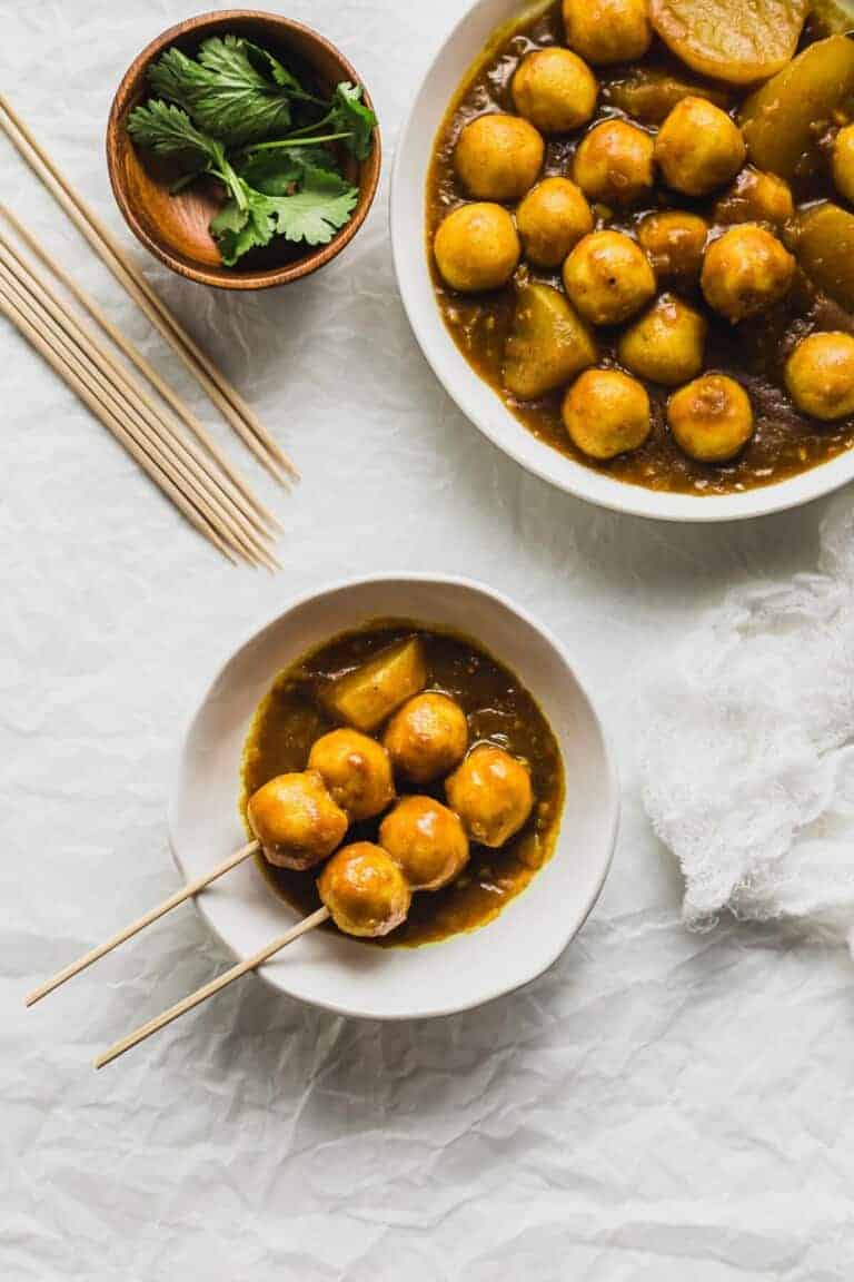 Easy Curry Fish Balls | Sift & Simmer