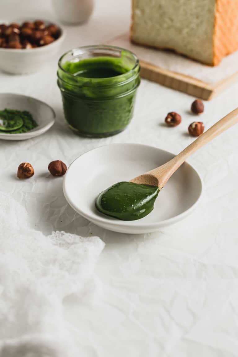 Matcha Hazelnut Spread | Sift & Simmer