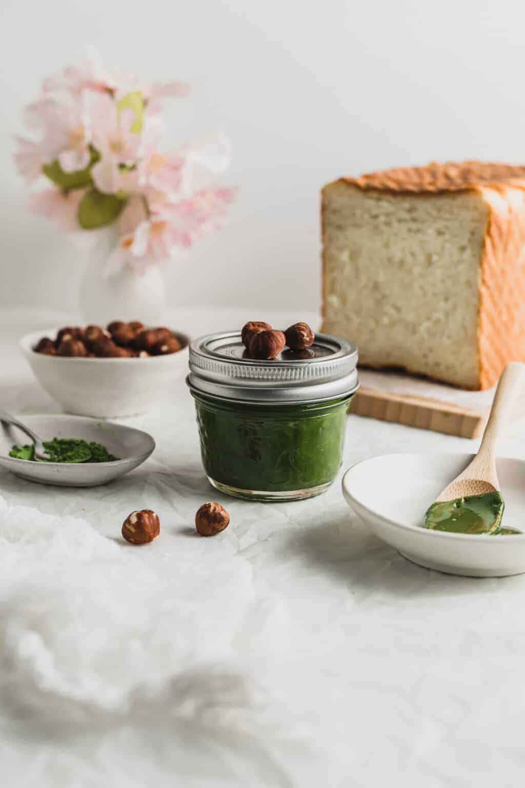 Matcha Hazelnut Spread | Sift & Simmer