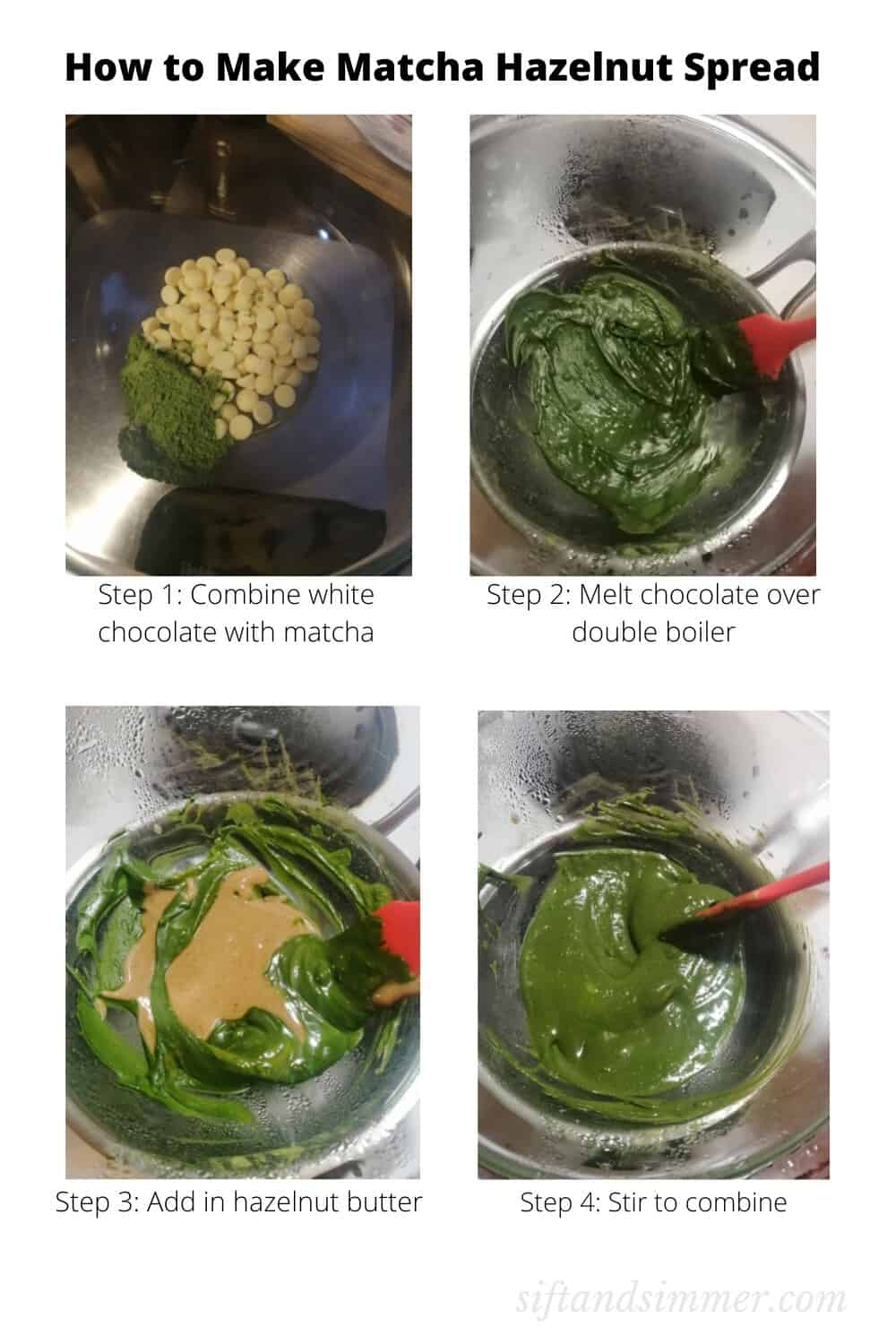Matcha Hazelnut Spread | Sift & Simmer
