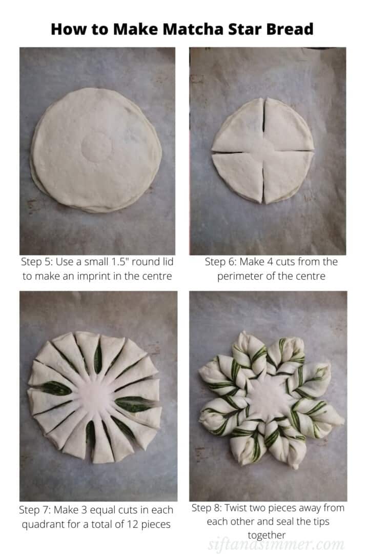 Matcha Star Bread | Sift & Simmer