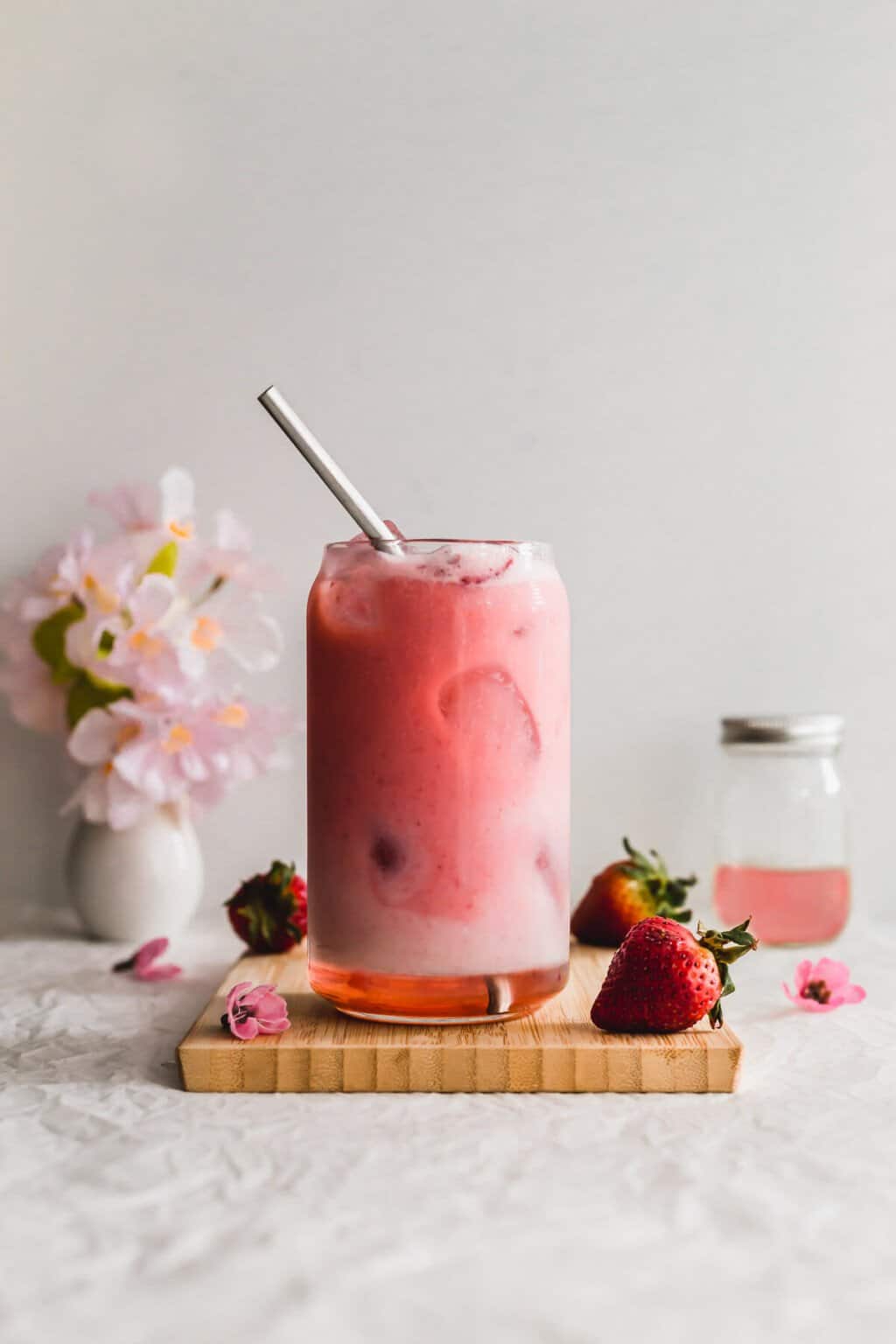 Sakura Strawberry Latte | Sift & Simmer