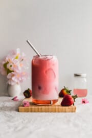 Sakura Strawberry Latte | Sift & Simmer