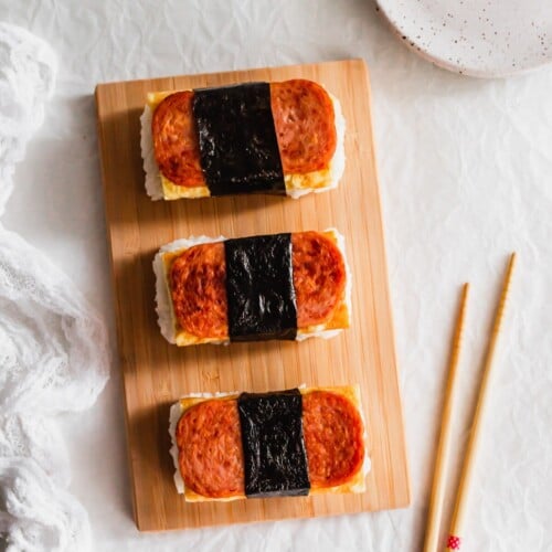 Easy Spam & Egg Musubi | Sift & Simmer
