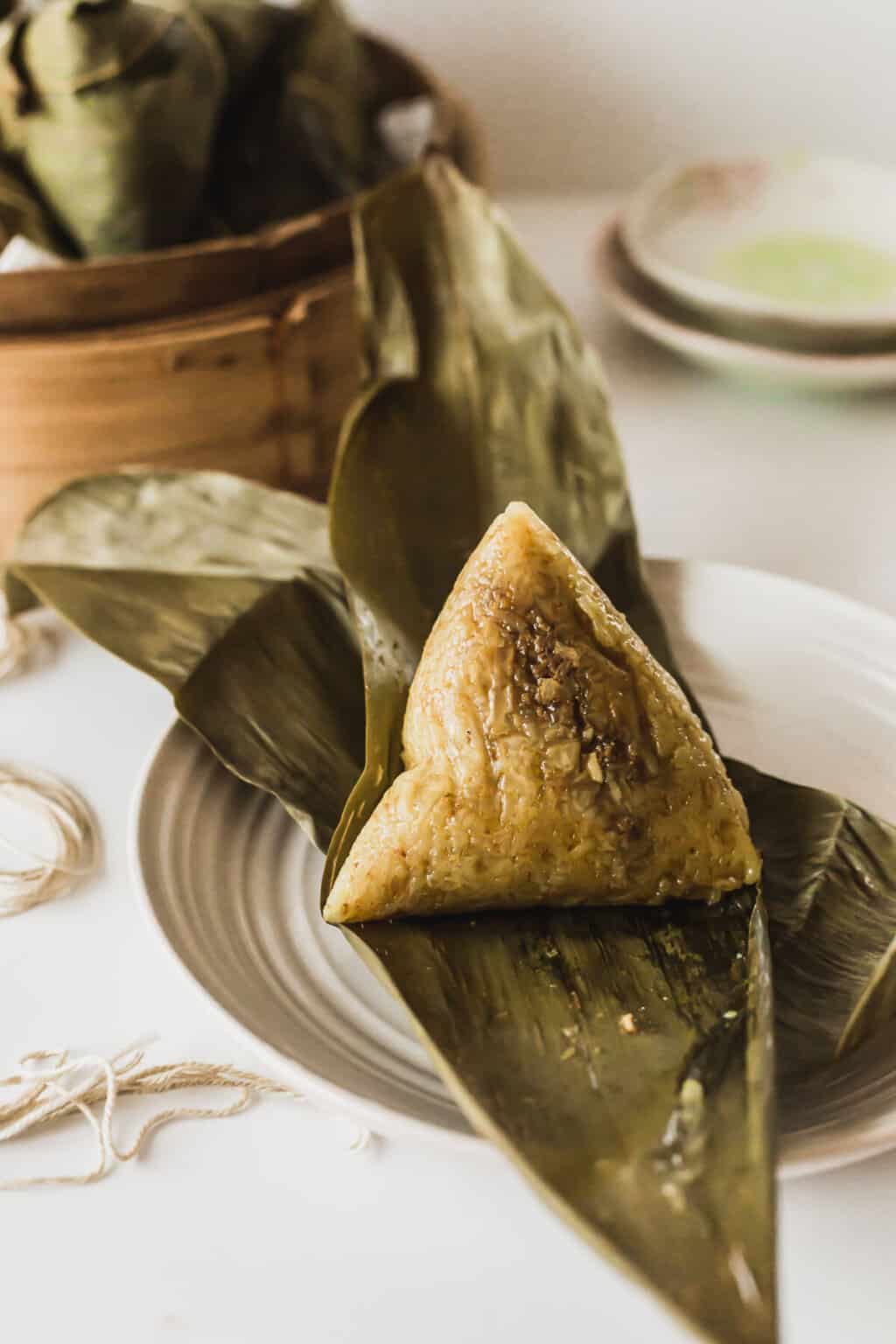 Chinese Sticky Rice Dumplings (Zhongzi) Pyramid Shape | Sift & Simmer
