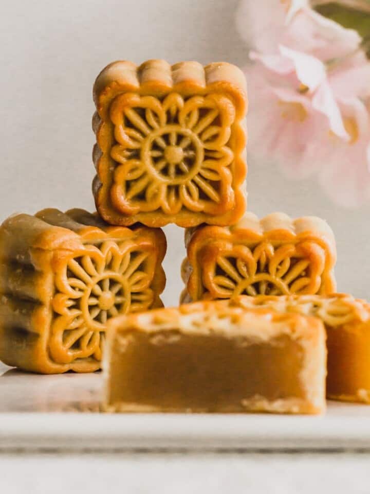 Chinese Mixed Nut Mooncakes | Sift & Simmer