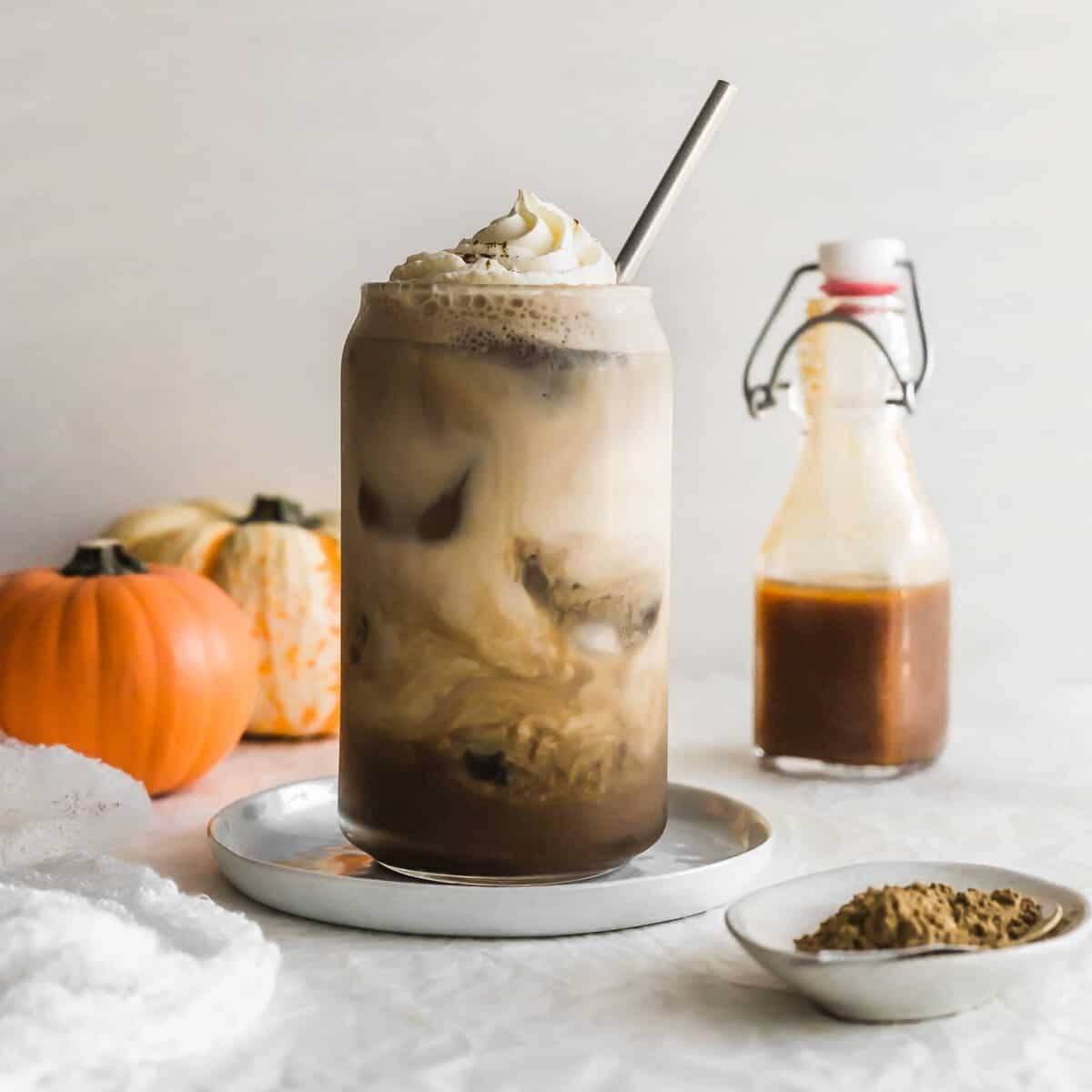 Pumpkin Spice Hojicha Latte | Sift & Simmer