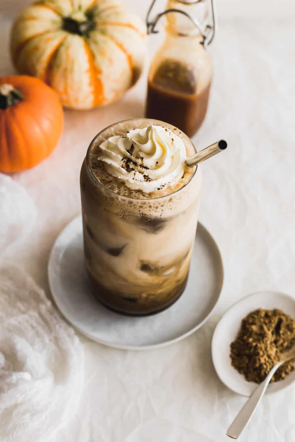 Pumpkin Spice Hojicha Latte | Sift & Simmer