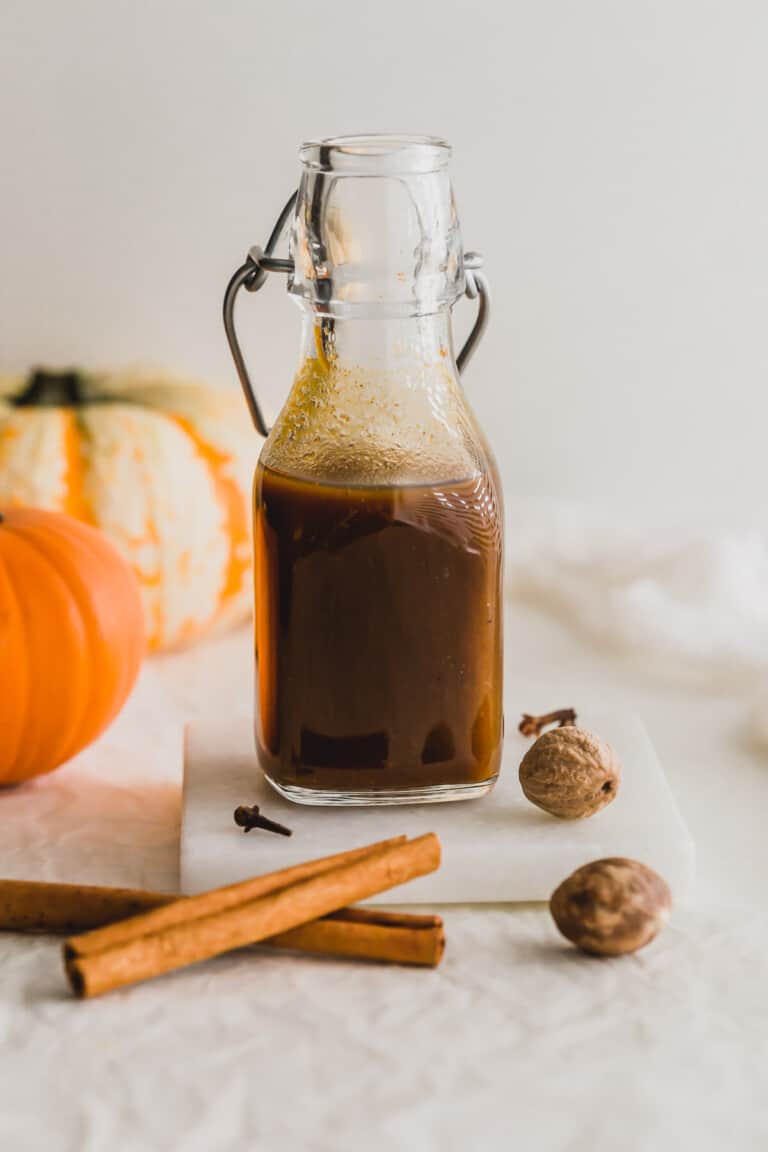 Pumpkin Spice Hojicha Syrup | Sift & Simmer