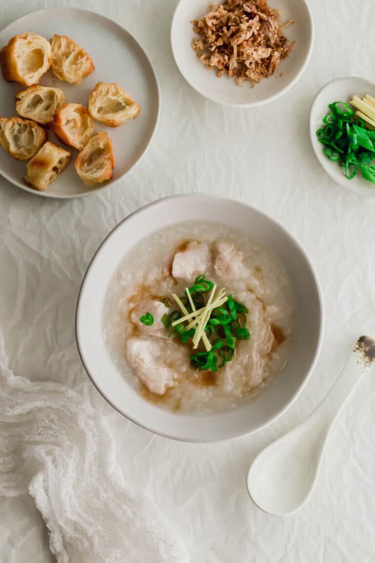 Instant Pot Chicken Congee | Sift & Simmer