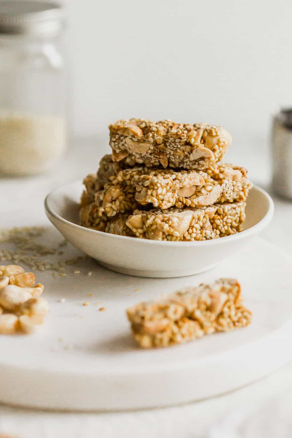 Crunchy Sesame Peanut Candy | Sift & Simmer