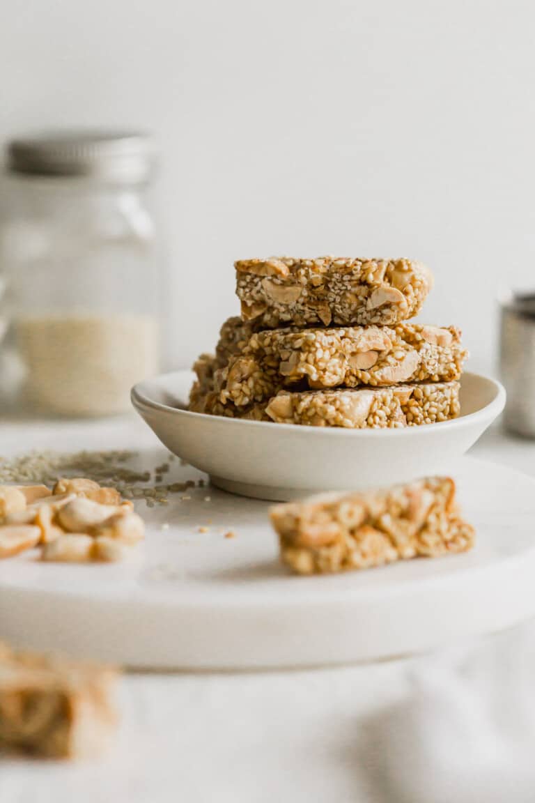 Crunchy Sesame Peanut Candy | Sift & Simmer