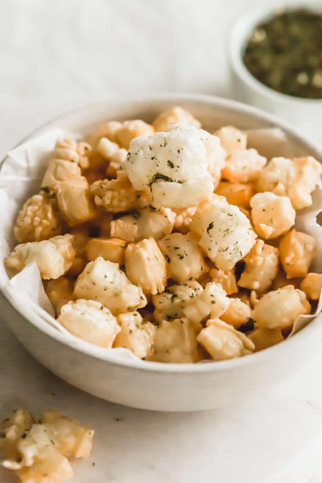 Crispy Crunchy Mochi Bites (Fried Kirimochi) | Sift & Simmer