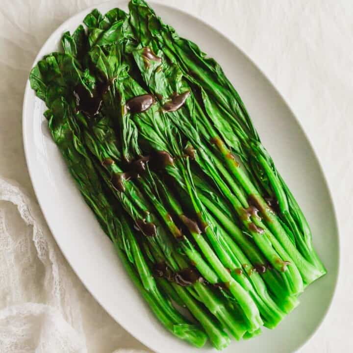Easy Blanched Yu Choy Sum | Sift & Simmer