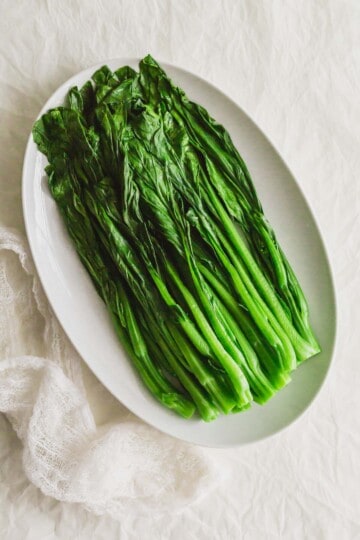 Easy Blanched Yu Choy Sum | Sift & Simmer