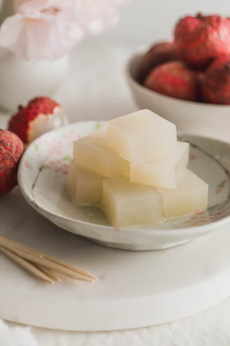 Simple Lychee Jelly | Sift & Simmer