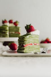 Matcha Mille Crepe Cake | Sift & Simmer