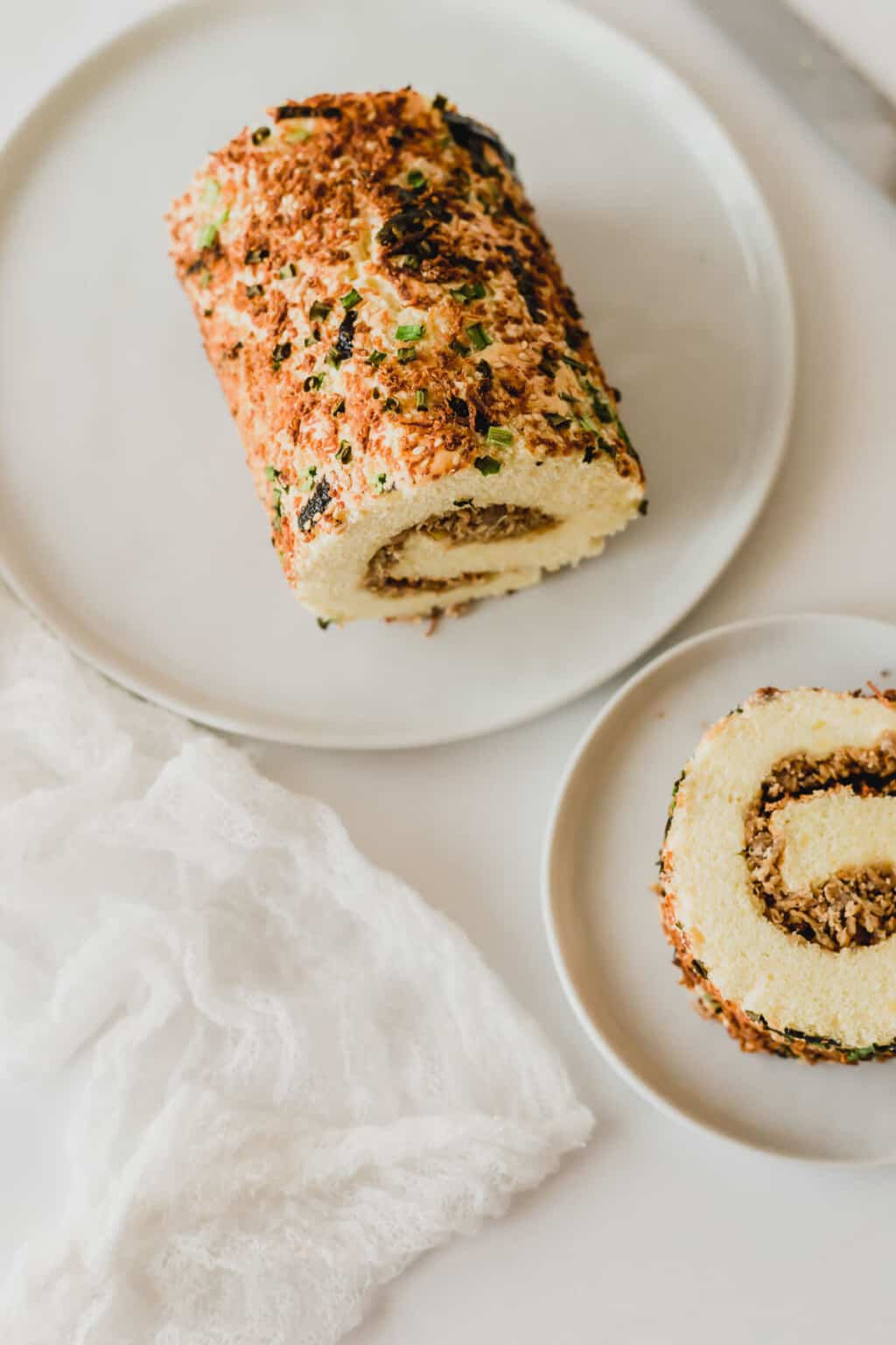 Pork Floss Roll Cake | Sift & Simmer