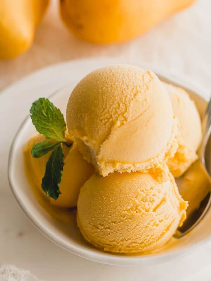 Mango Shaved Ice (Mango Bingsu) | Sift & Simmer
