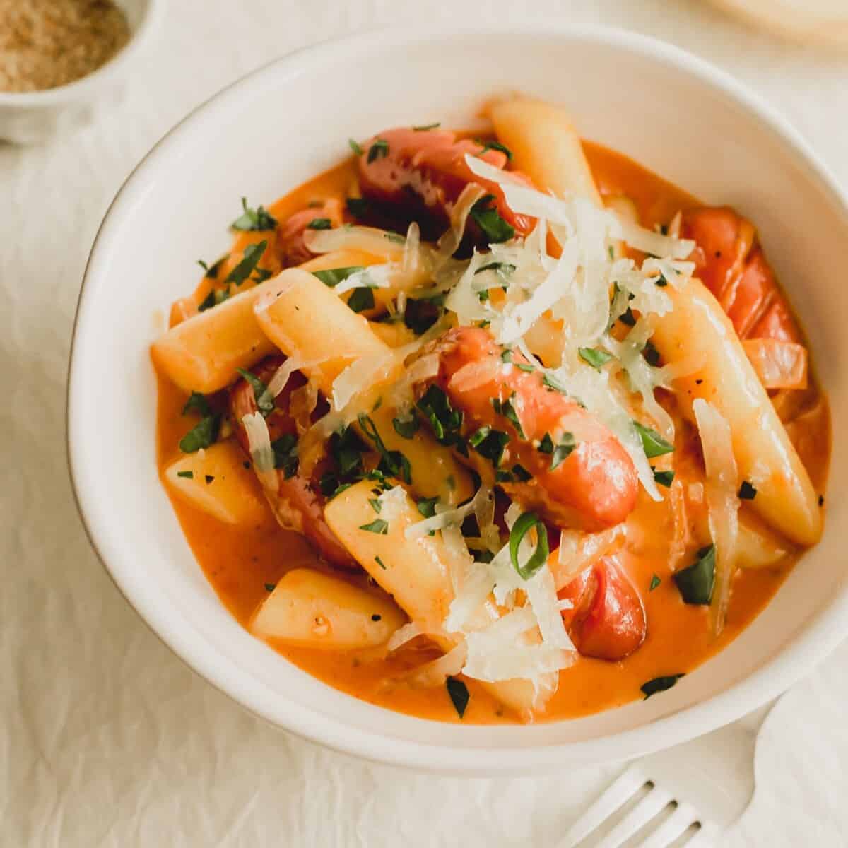 Rose Tteokbokki | Sift & Simmer