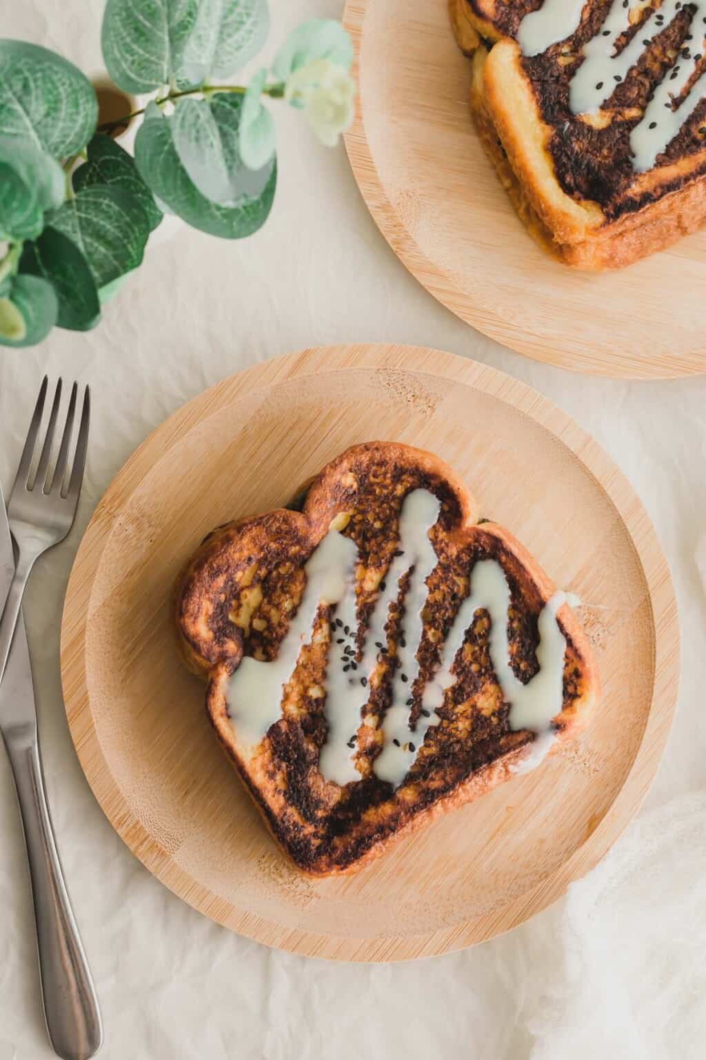 Black Sesame French Toast | Sift & Simmer
