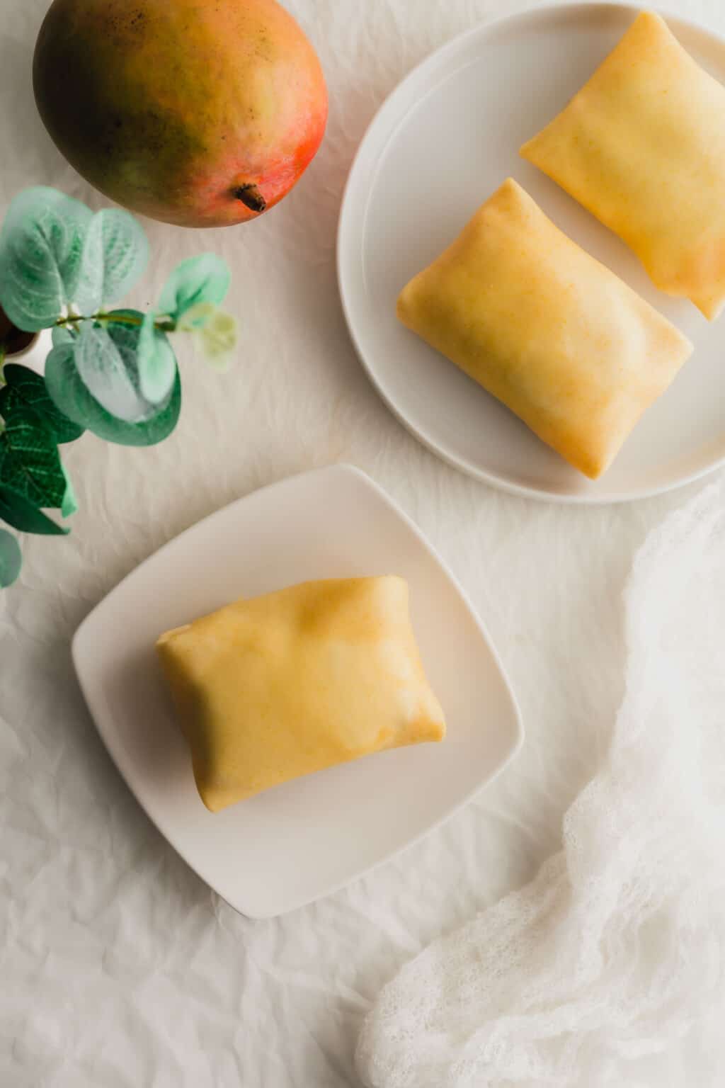 Hong Kong-Style Mango Cream Pancakes | Sift & Simmer