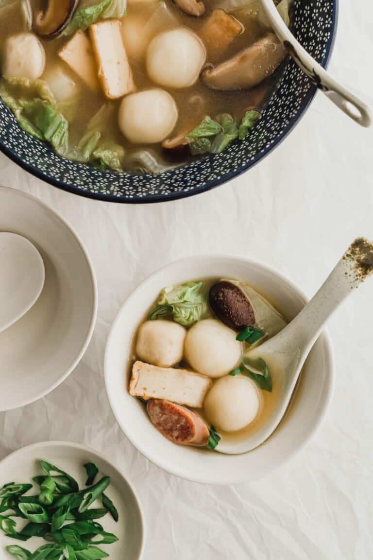 Savory Tang Yuan Soup | Sift & Simmer