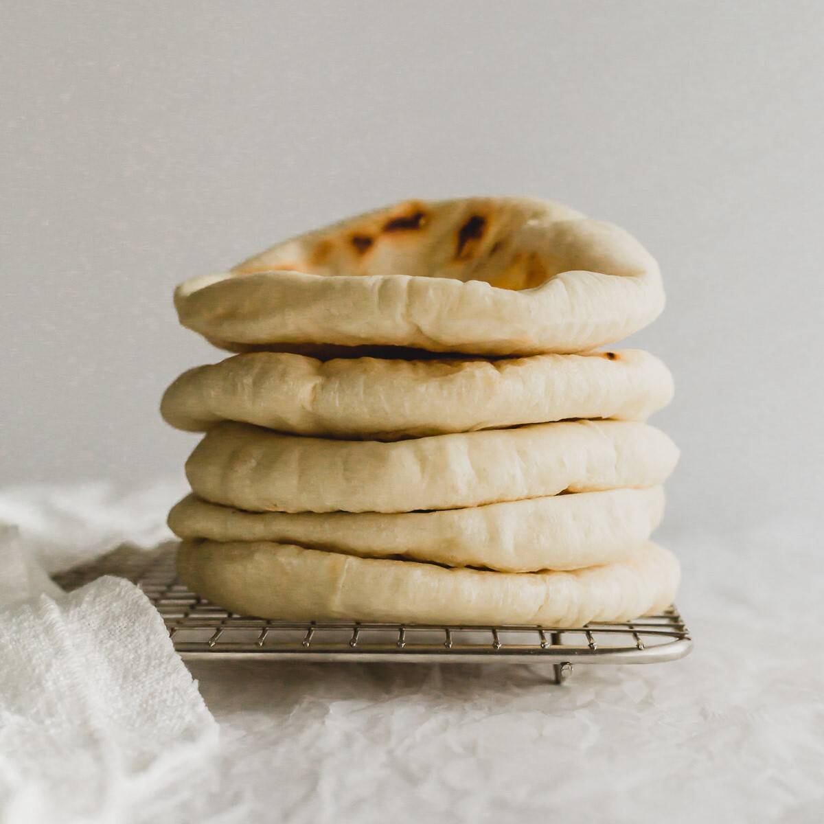 Puffy Pita Bread | Sift & Simmer