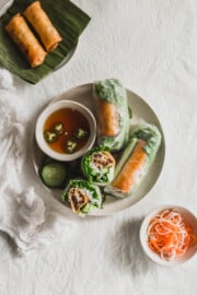 Crispy Net Spring Rolls | Sift & Simmer