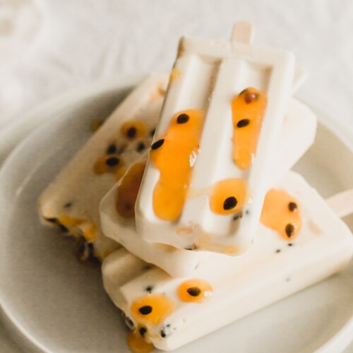 Passionfruit Yogurt Popsicles | Sift & Simmer