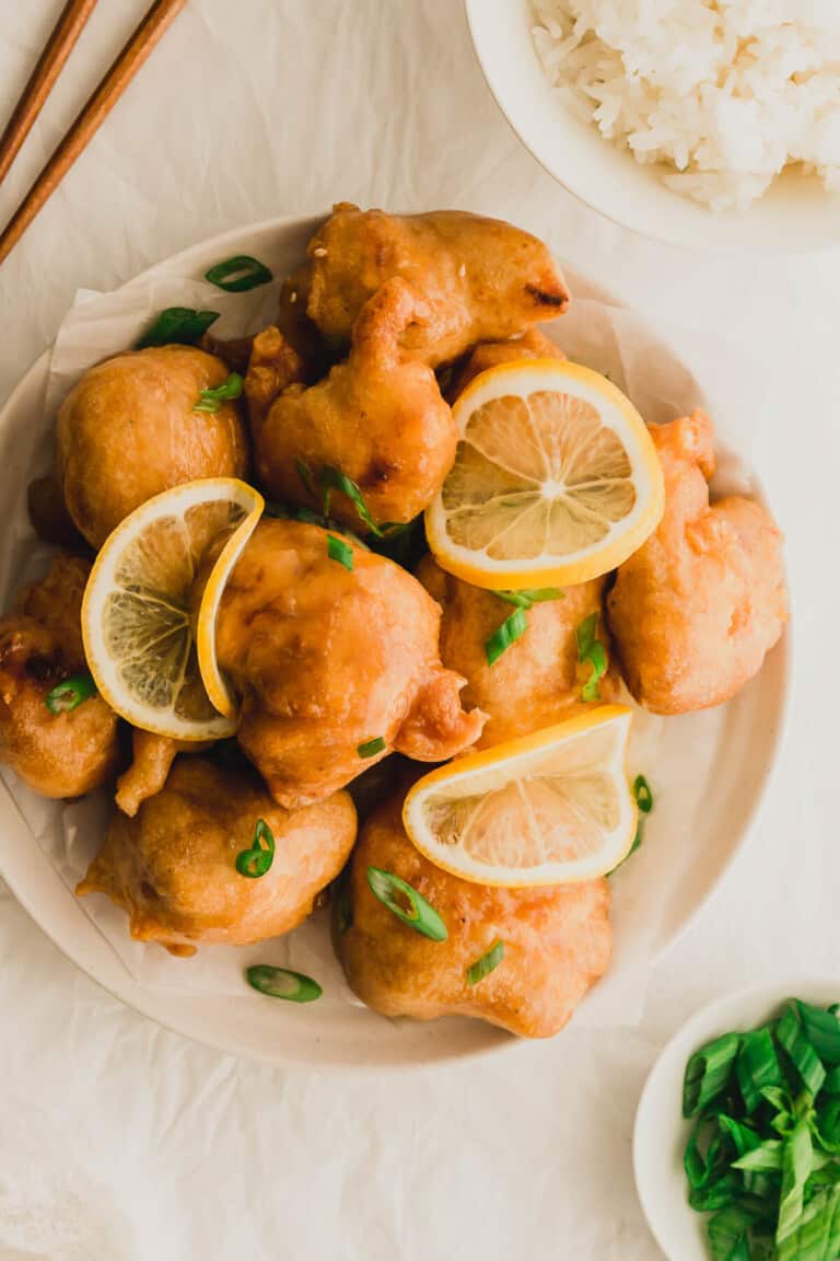 Crispy Chinese Lemon Chicken | Sift & Simmer