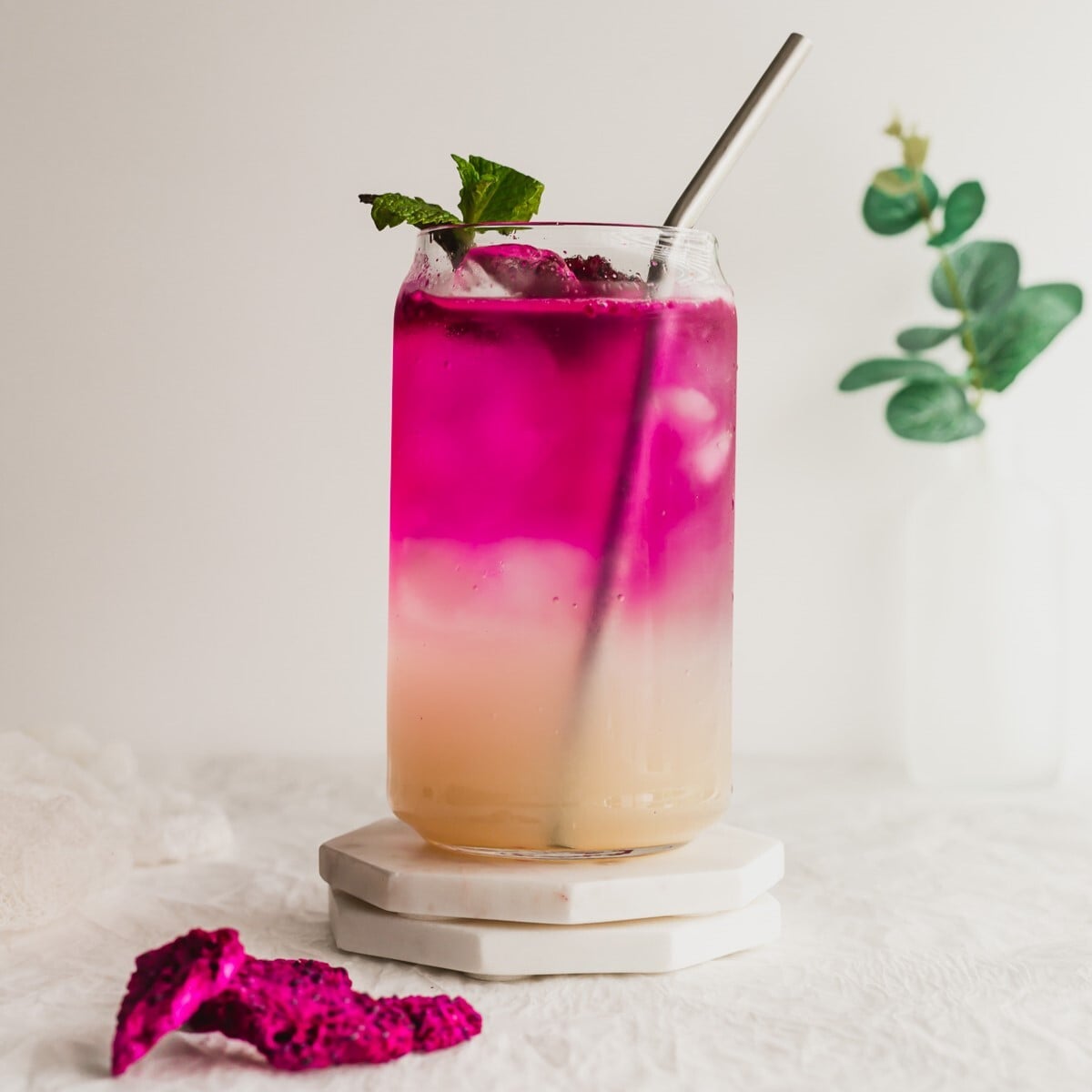Iced Lychee Dragonfruit | Sift & Simmer