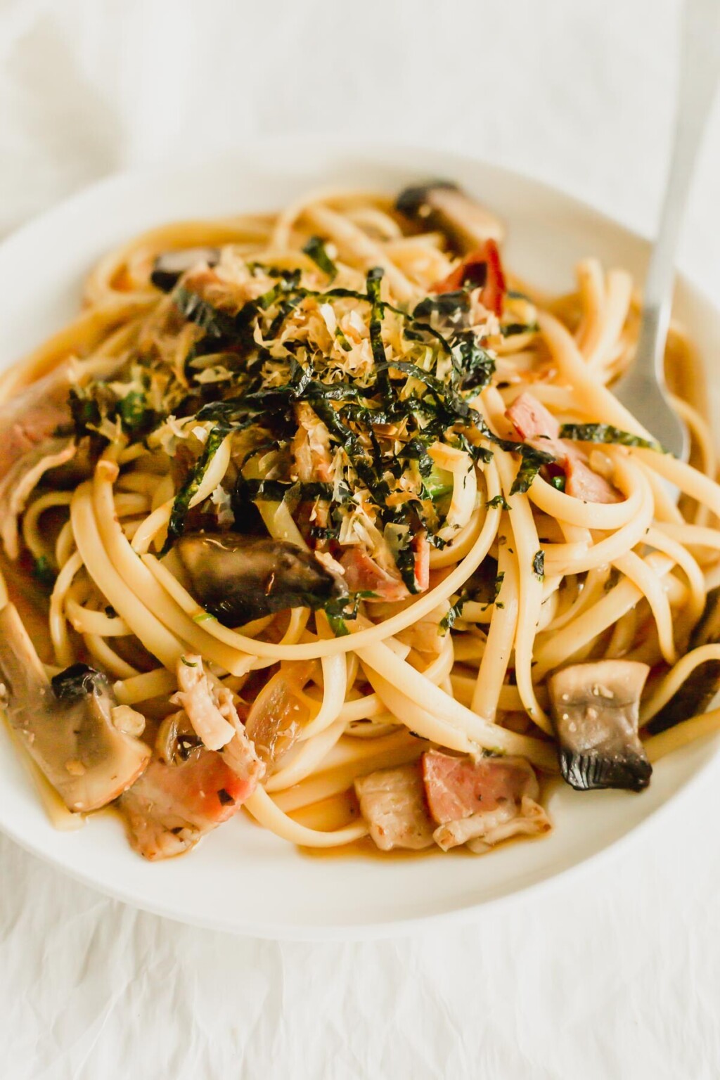 Wafu Pasta (Japanese-Style Pasta) | Sift & Simmer