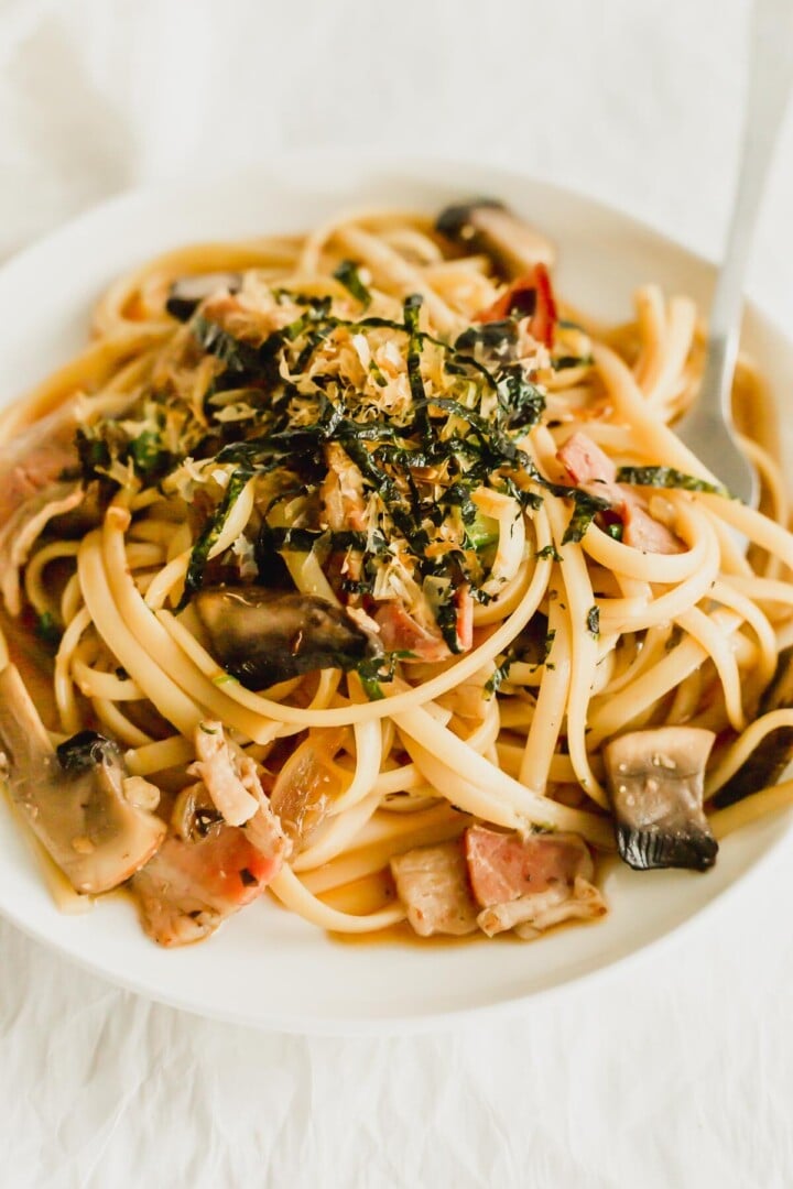 Wafu Pasta (Japanese-Style Pasta) | Sift & Simmer