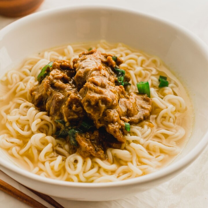 Hong Kong Satay Beef Noodles | Sift & Simmer