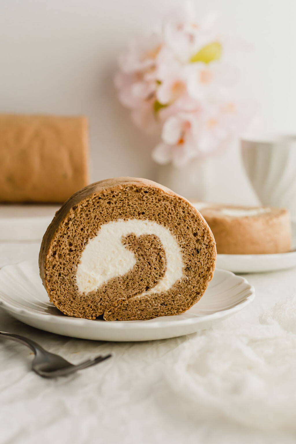Oolong Tea Roll Cake | Sift & Simmer