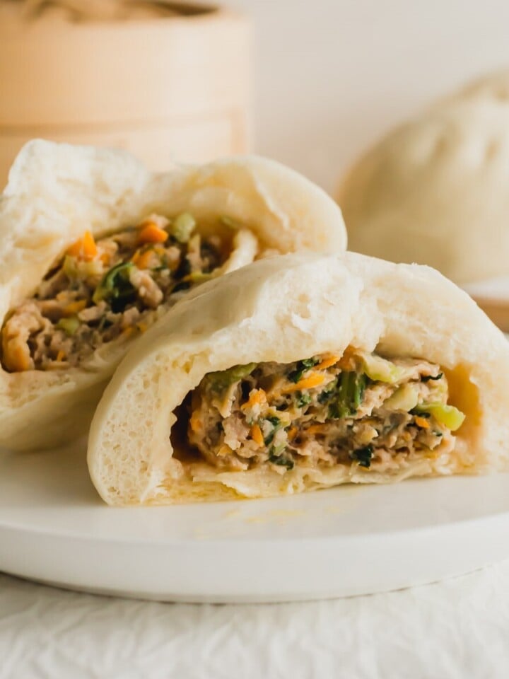 Steamed Red Bean Paste Buns | Sift & Simmer