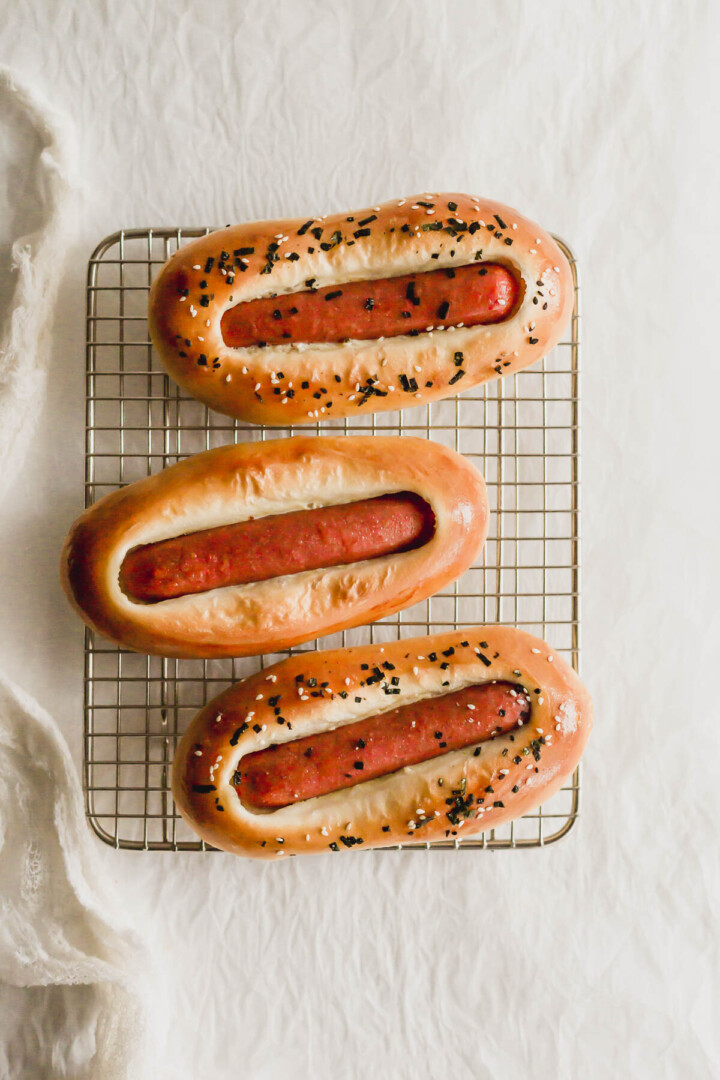 Japanese-Style Sausage Bread (Sausage Pan) | Sift & Simmer