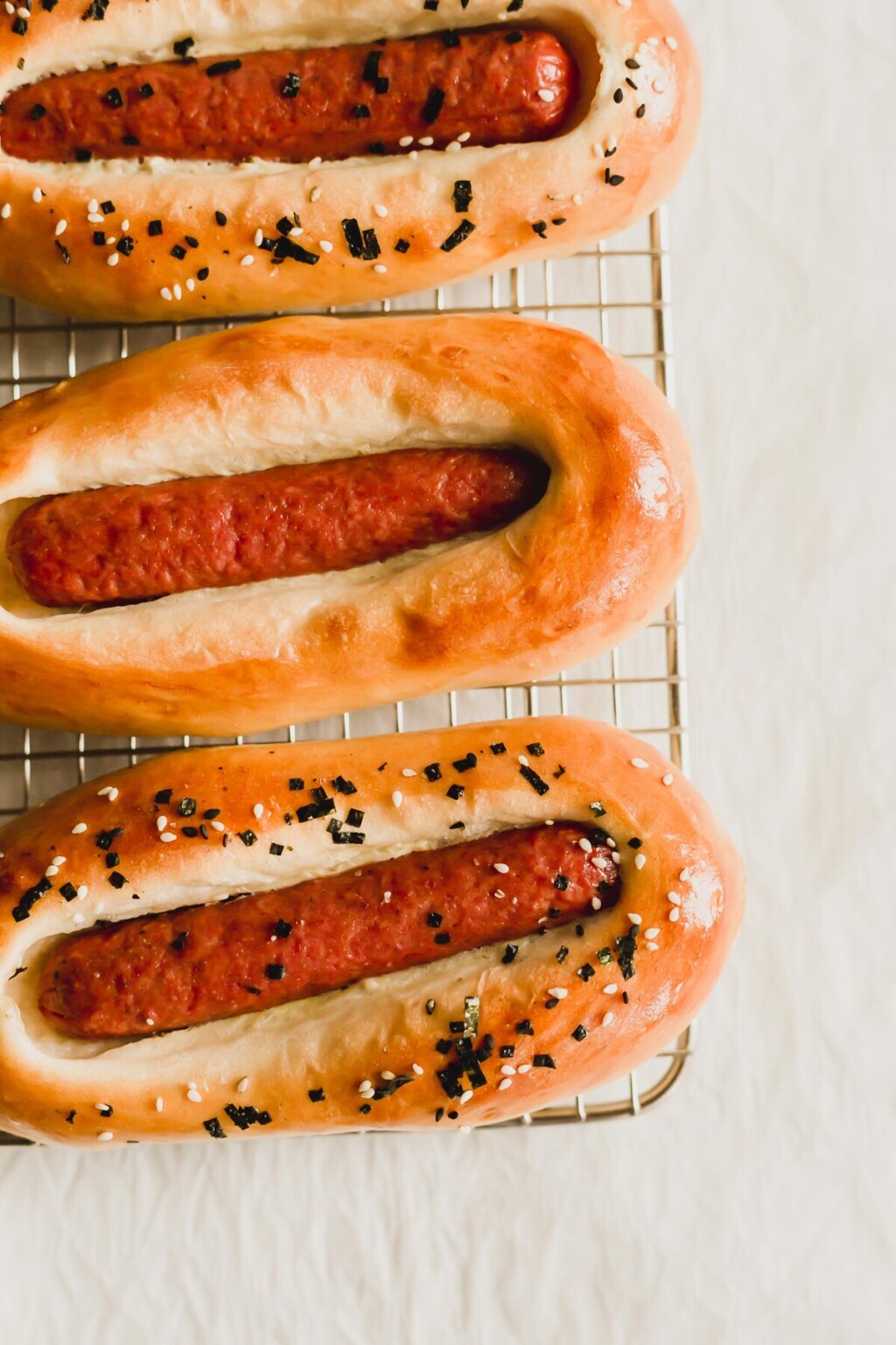 Japanese-Style Sausage Bread (Sausage Pan) | Sift & Simmer