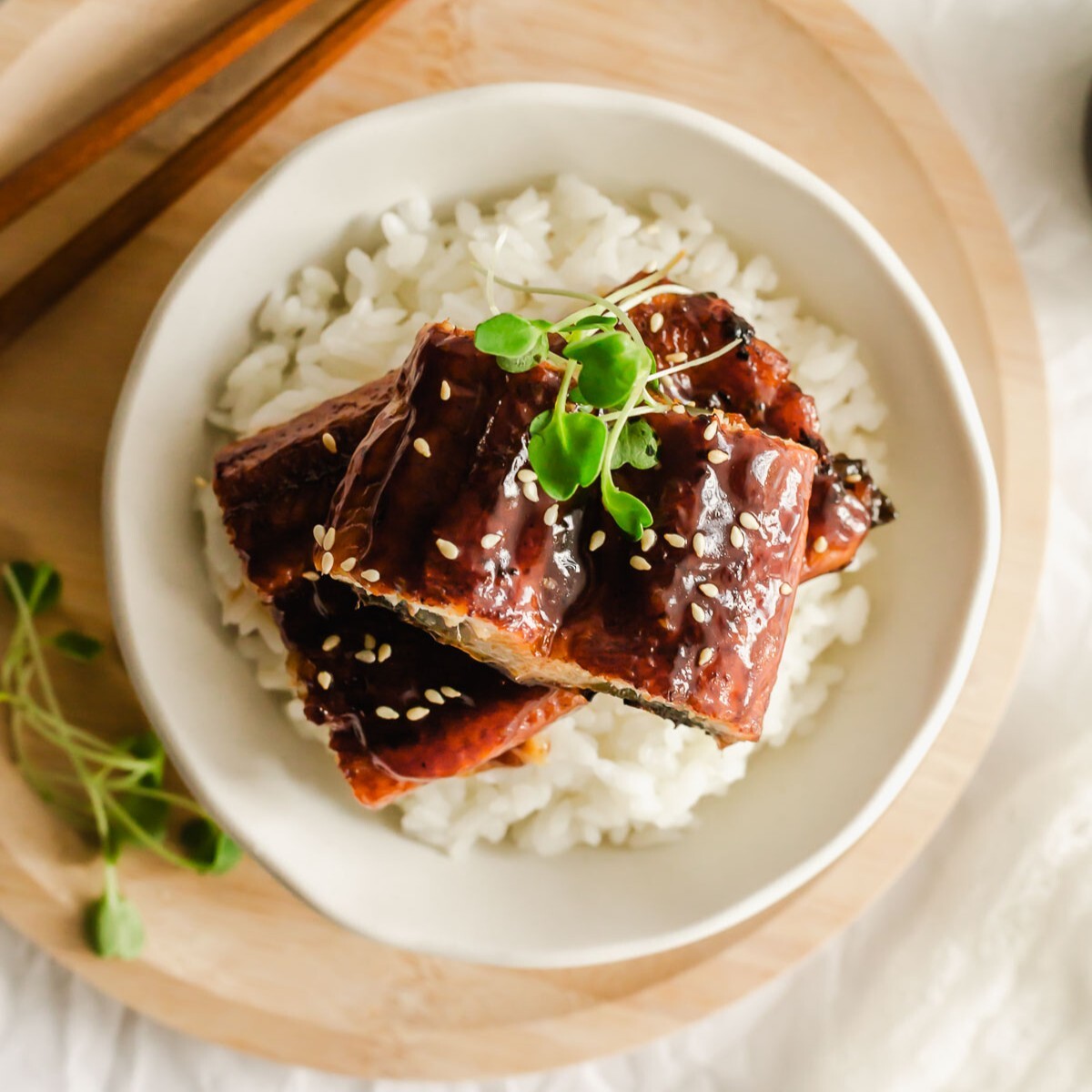 Unagi Don (Japanese Grilled Eel Rice Bowl) | Sift & Simmer