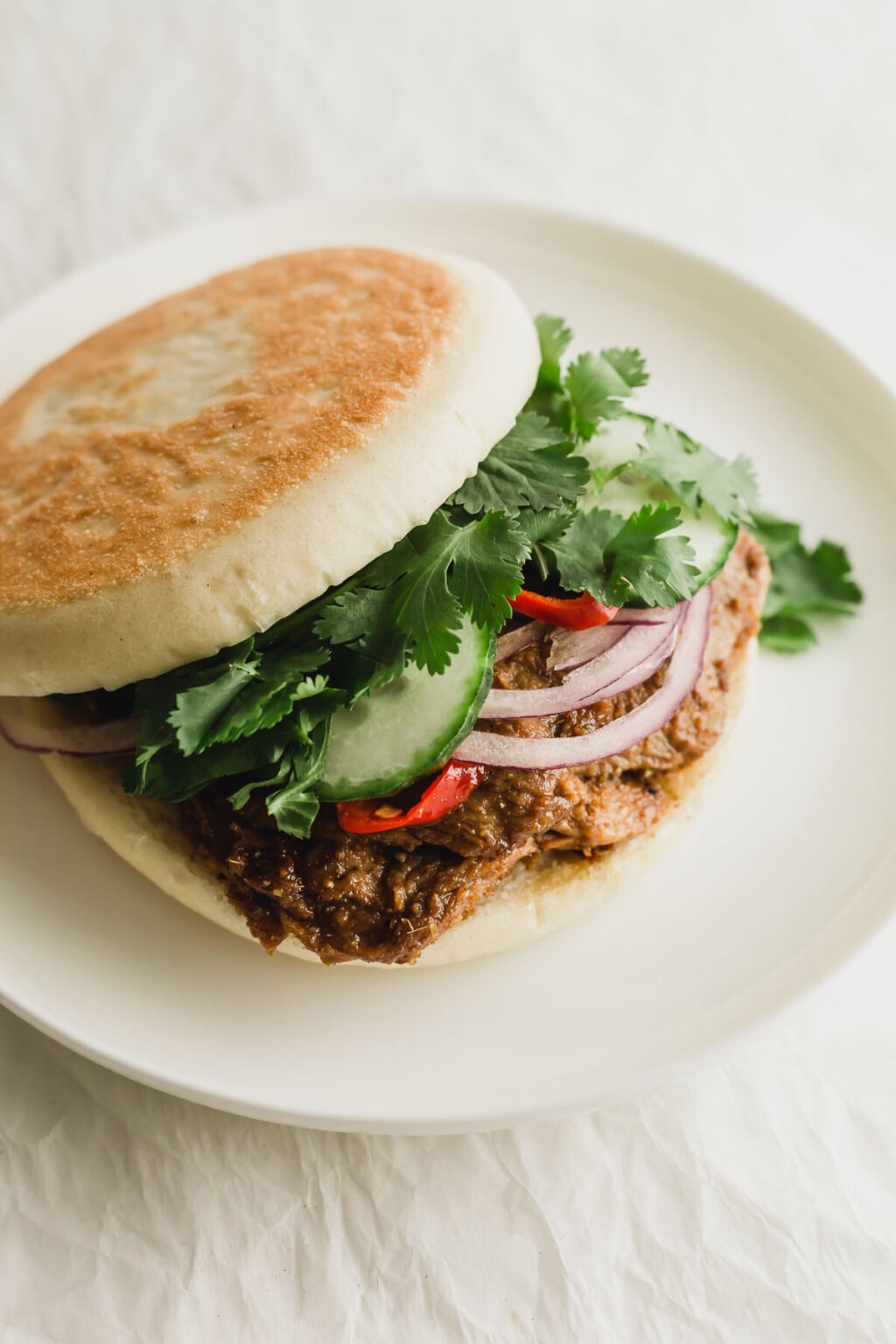 Cumin Lamb Burger (Rou Jia Mo 肉夹馍) | Sift & Simmer