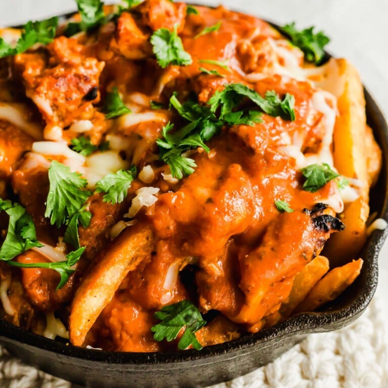 Butter Chicken Poutine | Sift & Simmer